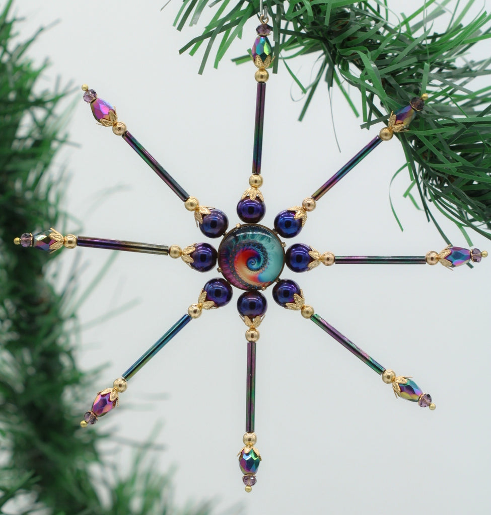 "Stellar" Christmas Tree Ornament | LACE Creations