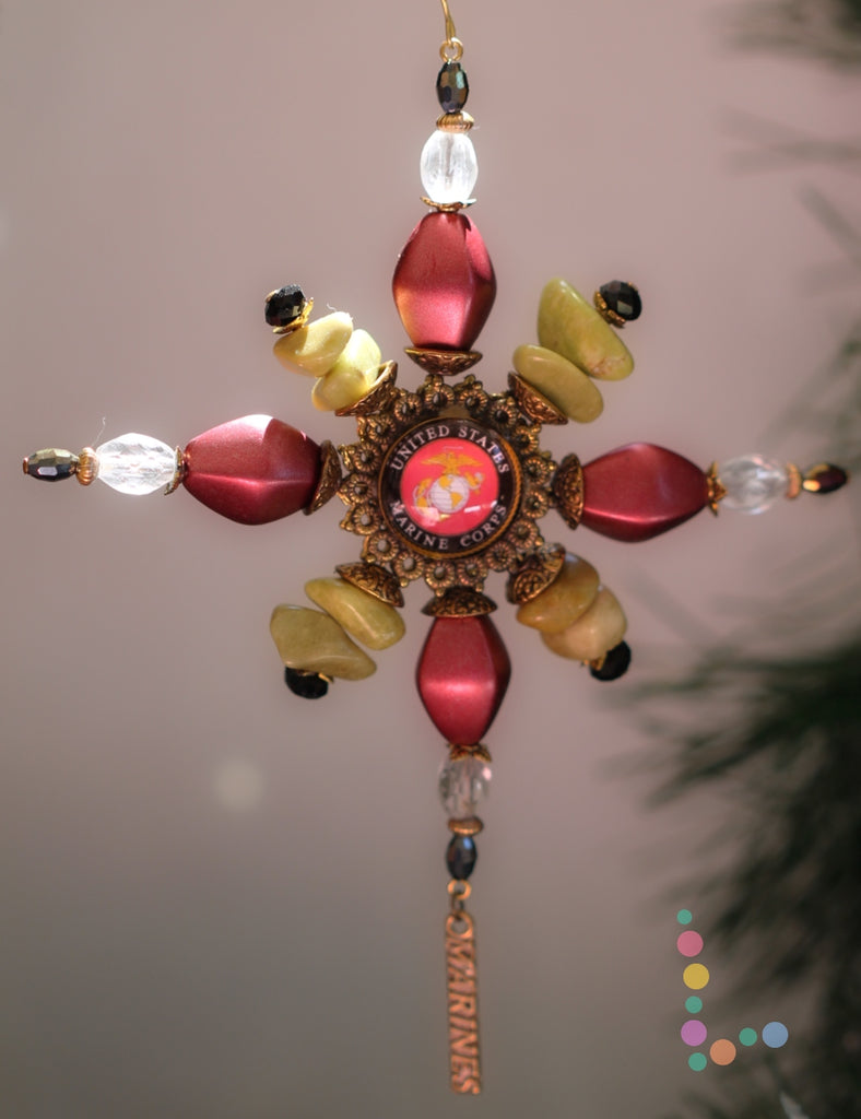 "Marines" Christmas Tree Ornament | LACE Creations